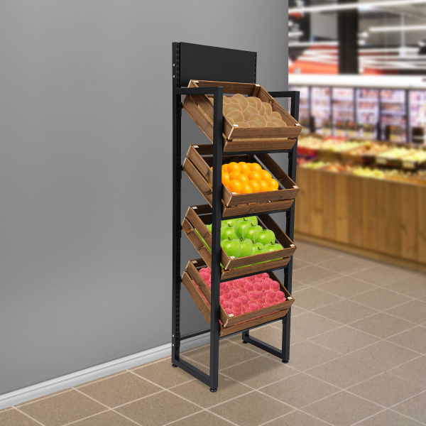 black vegetable rack